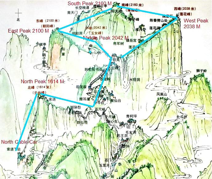 Mount Huashan Day Tour, Huashan Mountain Hike Tour from Xian